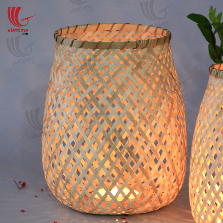 Woven Bamboo Lanterns Set Wholesale/ Viettime Craft