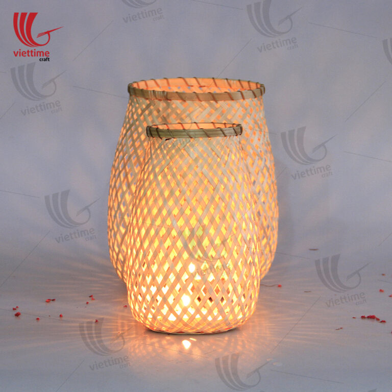 Woven Bamboo Lanterns Set Wholesale/ Viettime Craft
