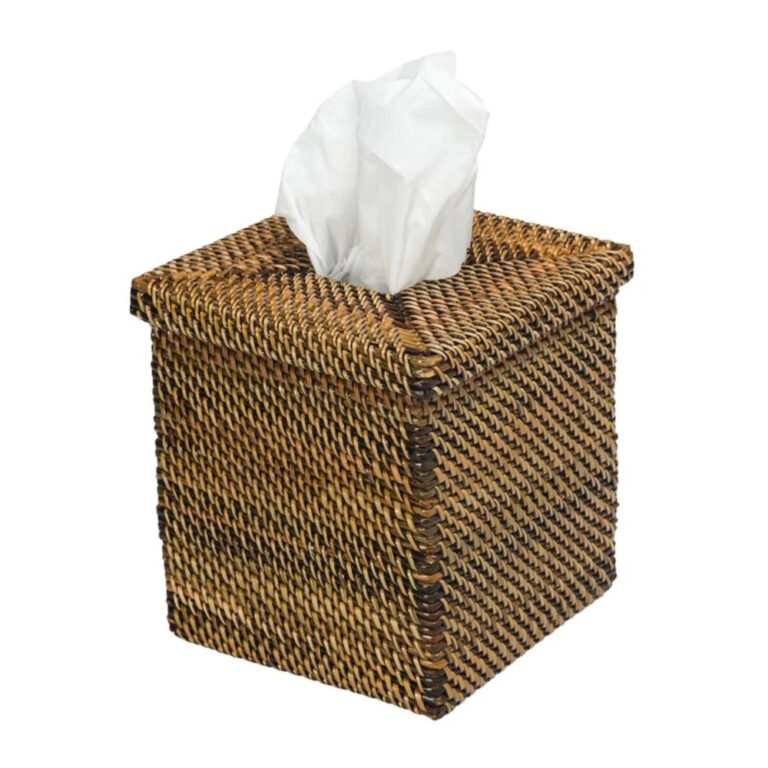 Rattan Tissue Napkin Box sku M00641 Wholesales /Viettime Craft