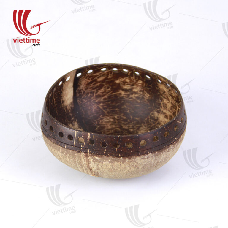 Unique Coconut Shell Hanging Pot Wholesale / Viettime Craft JSC