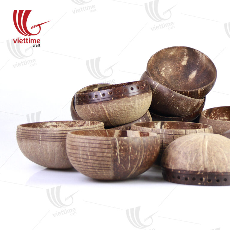 Unique Coconut Shell Hanging Pot Wholesale / Viettime Craft JSC
