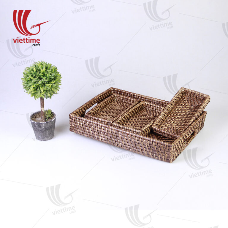 Rattan Tray sku M00471 Wholesale| Viettime Craft