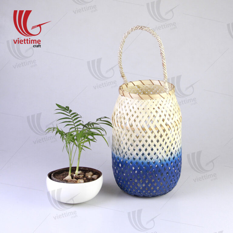 Medium Weaving Bamboo Lantern Set Of 3 / Viettime Craft