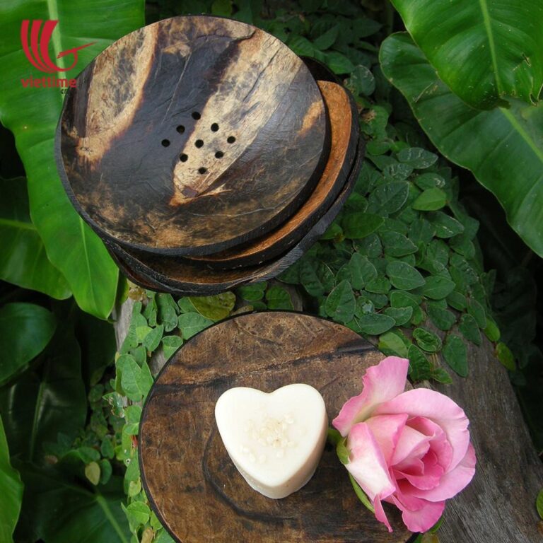 Coconut Soap Disc With Bottom Holes Wholesale/ Viettime Craft JSC