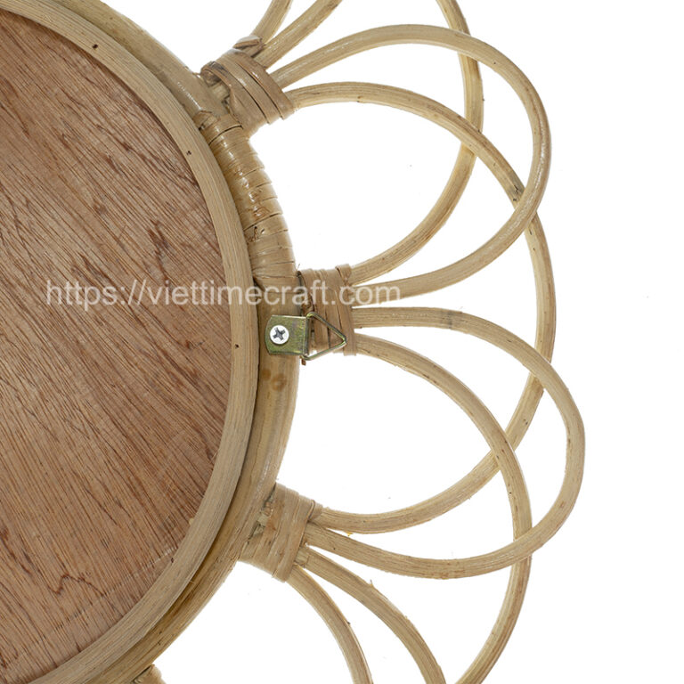 Flower Rattan Mirror Decor - M00023