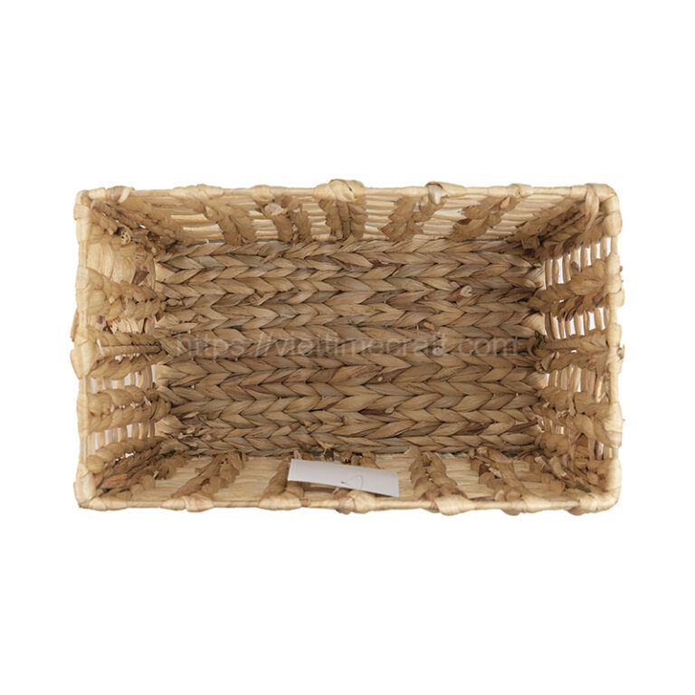 Best Selling Rectangular Water Hyacinth Storage Basket