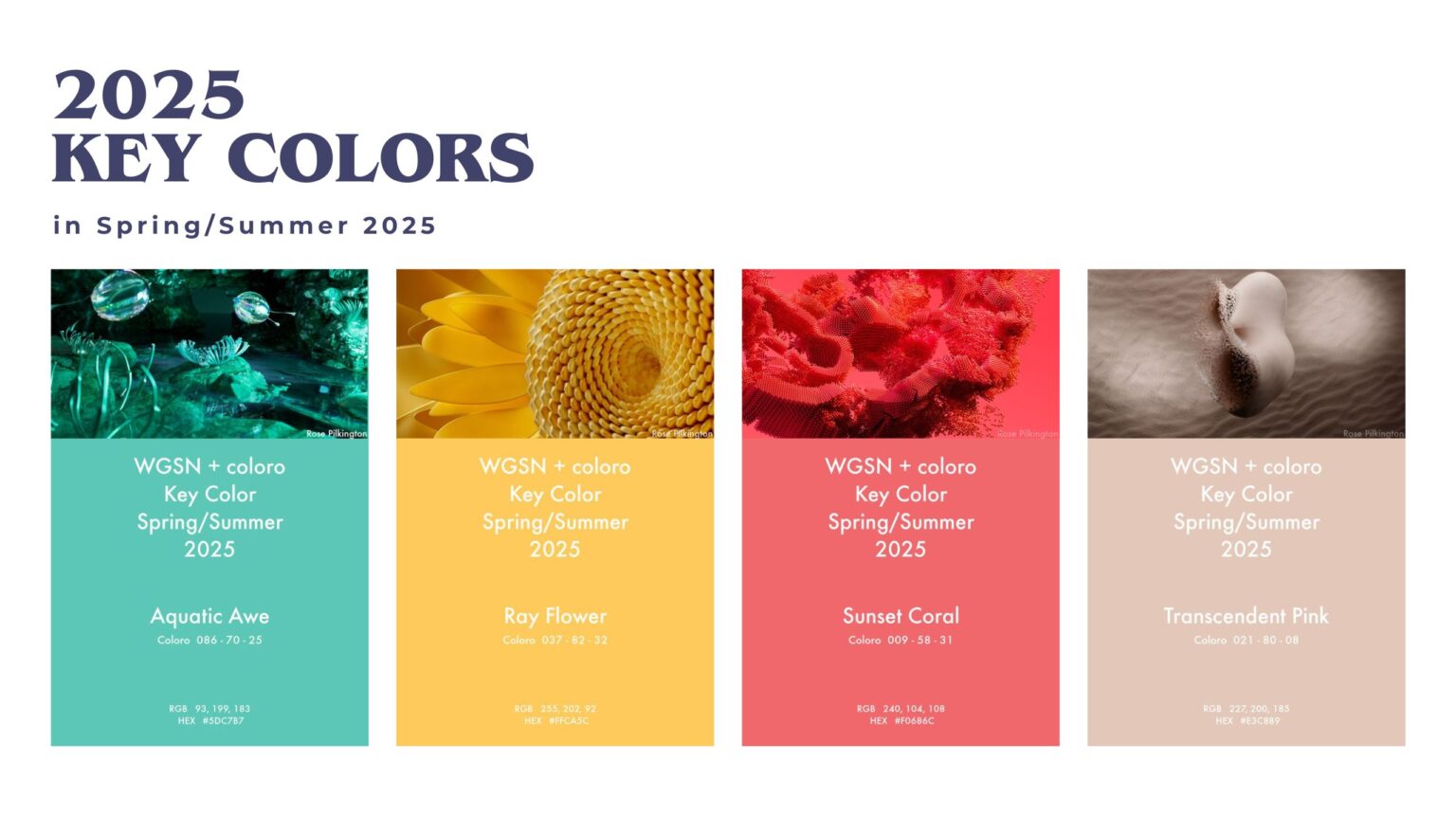 2025 COLOR TRENDS: Trending colors for handmade products